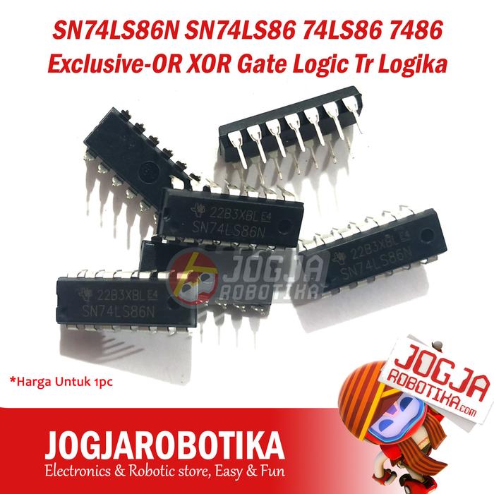 Jual SN74LS86N SN74LS86 74LS86 7486 Exclusive-OR XOR Gate Logic TR ...