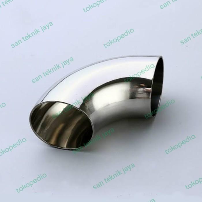 Jual ELBOW / KNEE SANITARY STAINLESS SS304 L 3" inch / FOODGRADE 3" SS 304 - Jakarta Barat - san ...