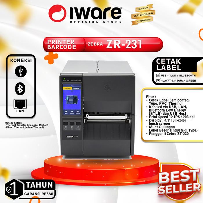 Promo BARCODE PRINTER ZEBRA ZT-231 / ZT 230/ ZT230 / PRINTER BARCODE ...