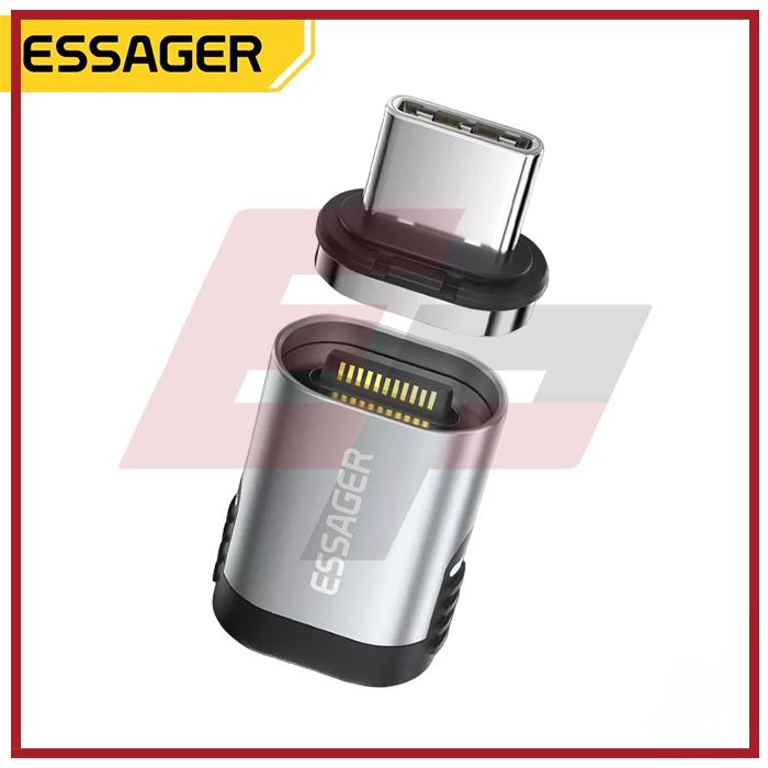 Jual ESSAGER MAGNETIC CONVERTER ADAPTER TYPE C PD USB3.1 MACBOOK PRO ...