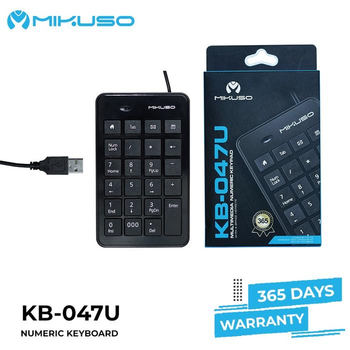 Jual Keyboard Numeric Nisuta Mikuso Kb-047u - Keyboard Angka Mini Di ...