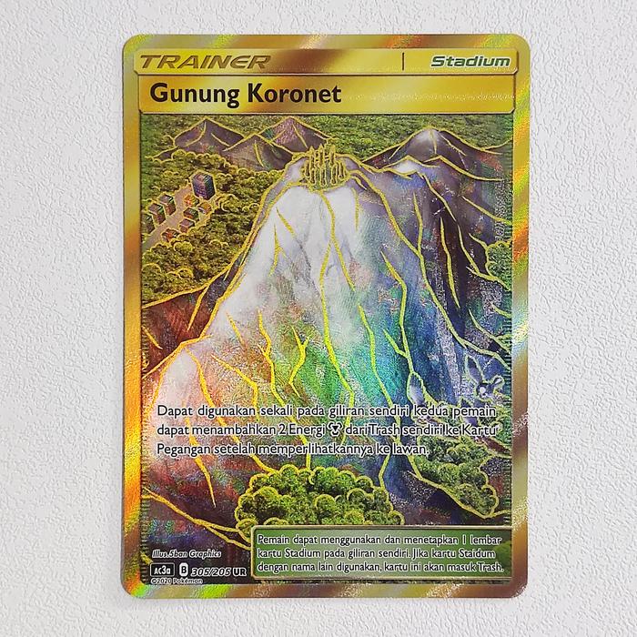 Jual Gunung Koronet UR 305/205 AS3a Trainer Stadium-Kartu Pokemon Indonesia - Jakarta Timur ...