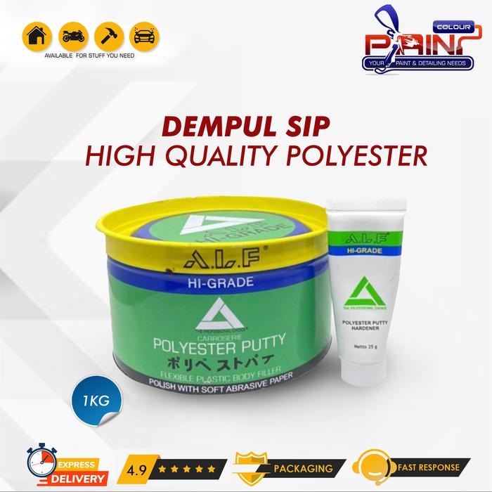 Jual DEMPUL ALFA HI-GRADE POLYESTER PUTTY 1KG - Kota Bandung - PAINT ...