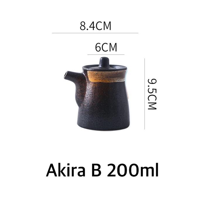 Jual Japan Sauce Jar Teko Keramik Saus Jepang Botol Unik Kecap Asin Di ...