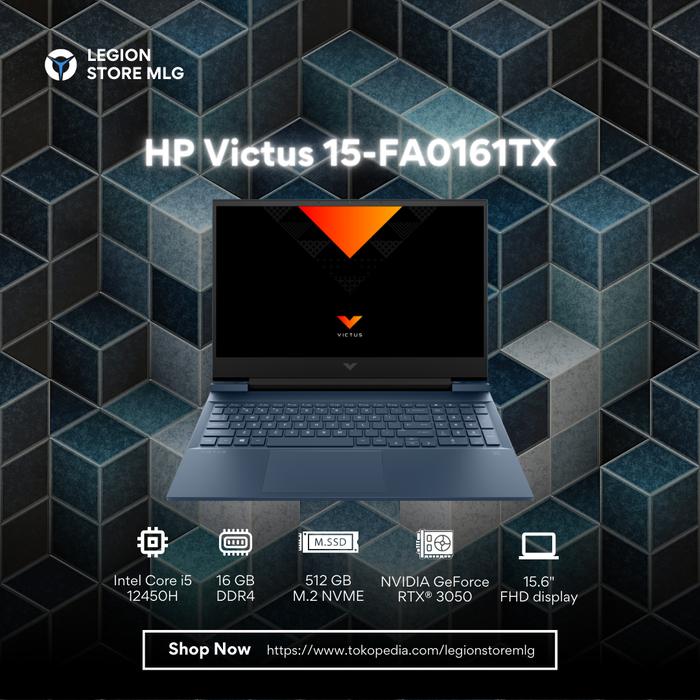 Jual HP Victus 15-fa0161TX/Core i5-12450H/16GB/512GB SSD/RTX3050 4GB ...