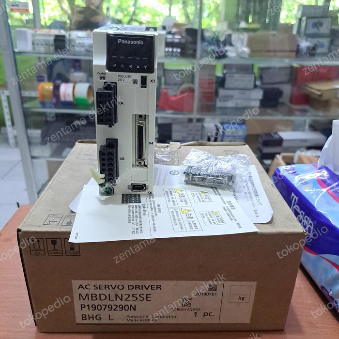 Jual AC SERVO DRIVER Panasonic 200-240VAC 400W tipe; MBDLN25SE ORIGINAL ...