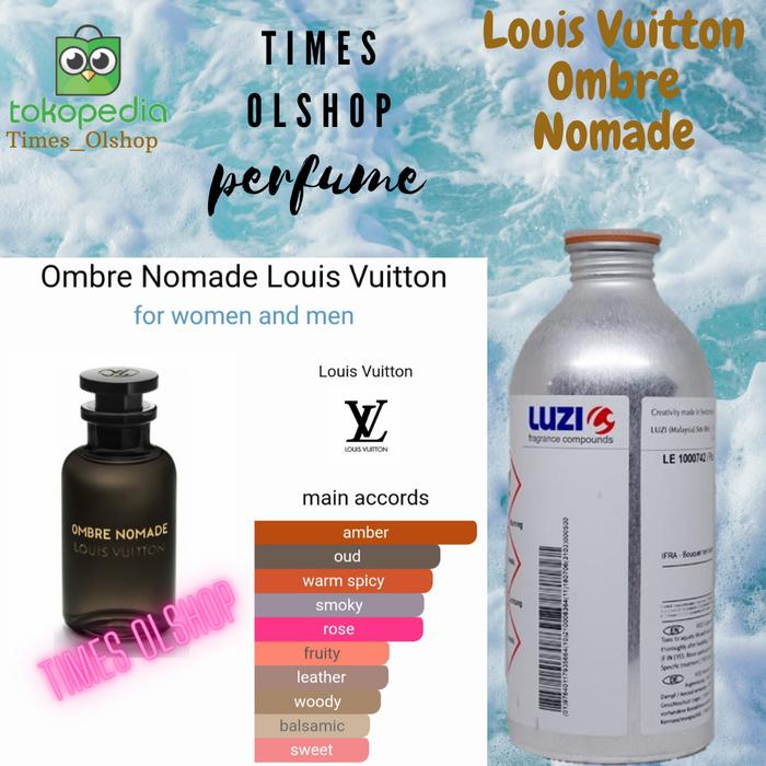 Jual Parfum isi ulang Refill LV Ombre Nomade bibit Luzi botol 30ml ...