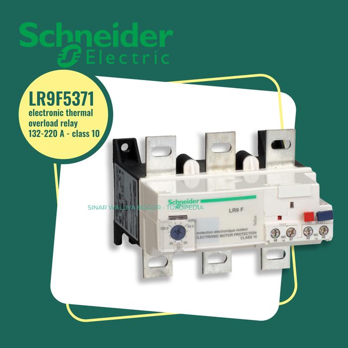 Jual LR9F5371 - electronic thermal overload relay - 132-220 A - class ...
