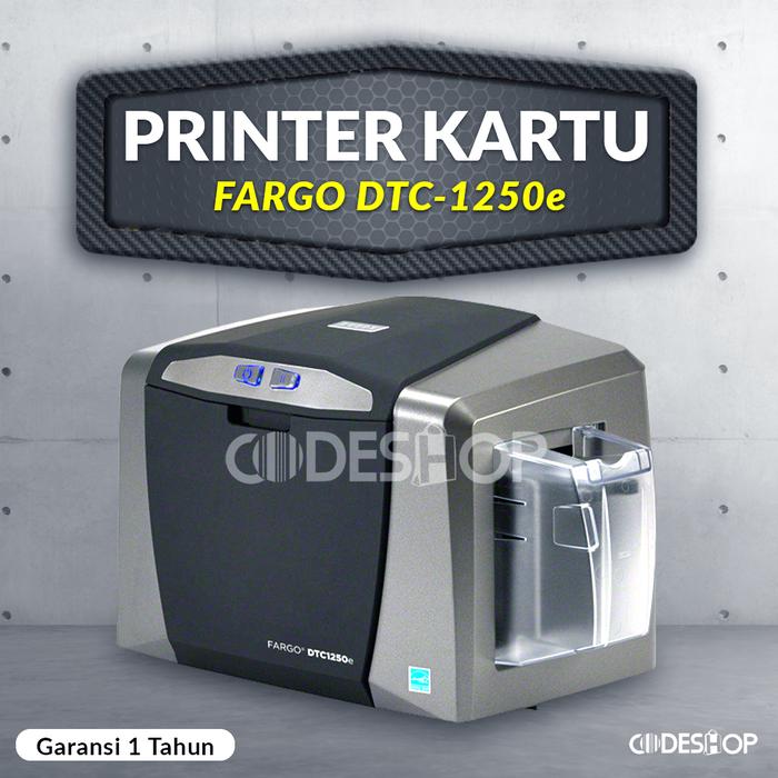 Jual Printer ID Card Fargo DTC 1250e Single Side Cetak Kartu Member ...