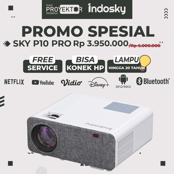 Jual PROMO SPECIAL Proyektor INDOSKY SKY P10 Pro - Kota Bekasi - Pusat Proyektor Indonesia ...