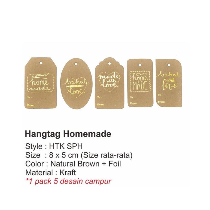 Jual Hang Tag Kartu Ucapan Kraft Hiasan Box Hampers Hangtag Label ...