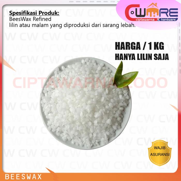 Jual BEEWAX WHITE CERA ALBA LILIN LEBAH PUTIH butir pellet bee wax ...