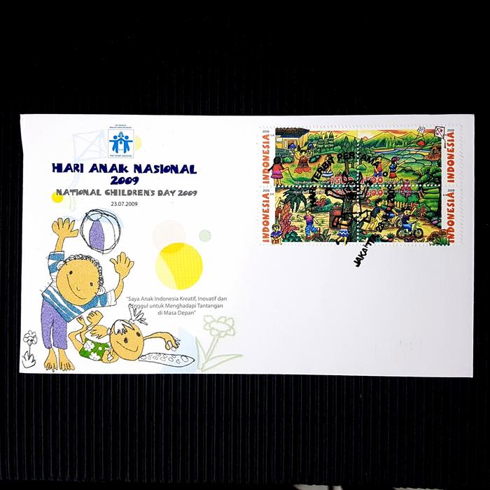 Jual Perangko/Prangko INDONESIA. SHP HARI ANAK NASIONAL 2009 - Jakarta ...
