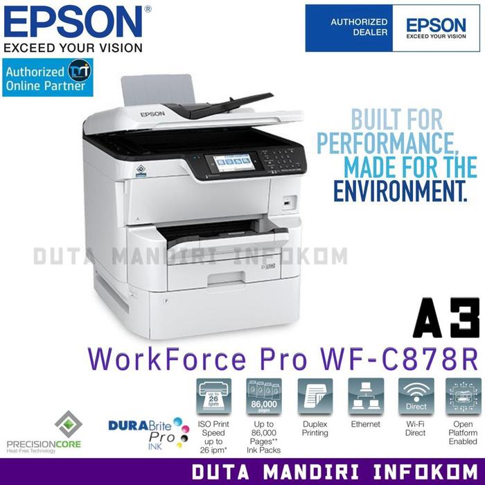 Jual Epson WorkForce Pro WF C878R - A3 Duplex Colour Multifunction ...