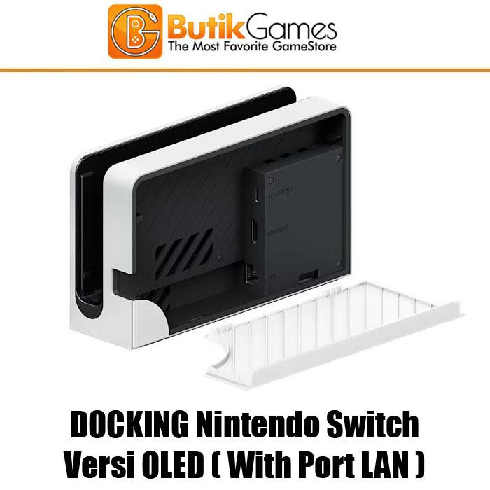 Jual Dock Docking Nintendo Switch OLED Model White Putih Black Hitam ...