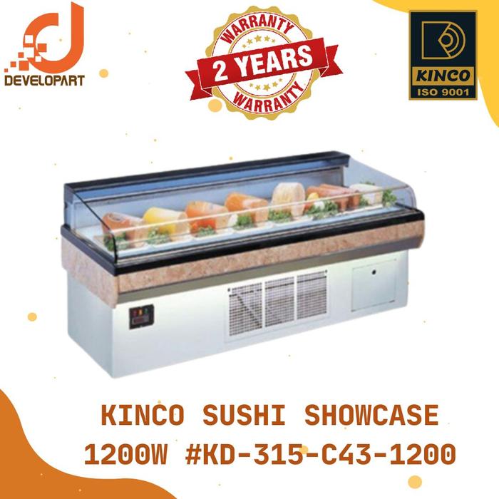 Jual Refrigeration KINCO Sushi Showcase Display 1200W #KD-315-C43-1200 ...