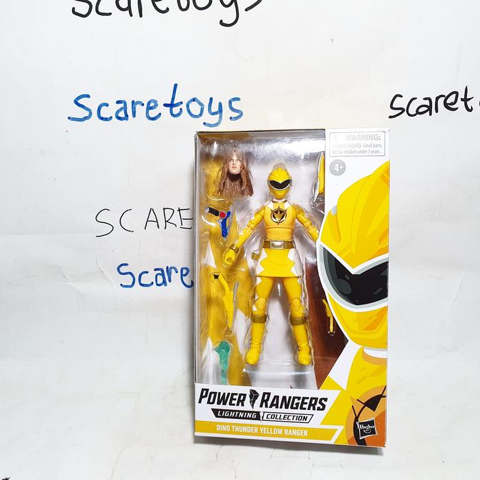 Jual Lightning Collection Power Rangers Dino thunder yellow ranger ...