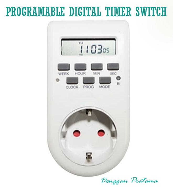 Jual Stop Kontak Timer Digital / Programable Timer Switch Steker - Kota ...