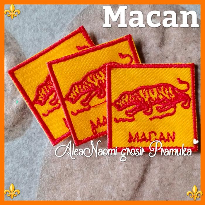 Jual tanda regu pramuka bordir macan berkwalitas - Kota Surakarta ...