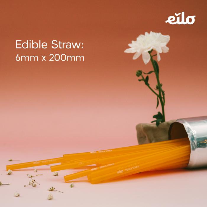 Jual Sedotan Ramah Lingkungan / Edible Straw Eilo 6mm (100% Compostable ...
