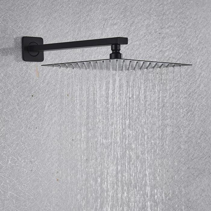 Jual WALL SHOWER KOTAK 10 INCHI HITAM/SHOWER HUJAN 10 INCHI BLACK ...