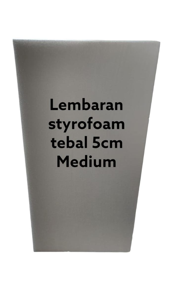 Jual LEMBARAN STYROFOAM TEBAL 5CM KUALITAS MEDIUM 100CM X 50CM - Kota ...