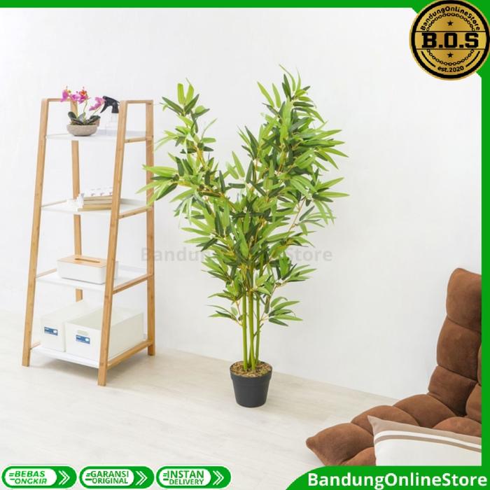 Jual Tanaman Artificial Besar Bambu Palem Bamboo Palm 130Cm Buatan ...