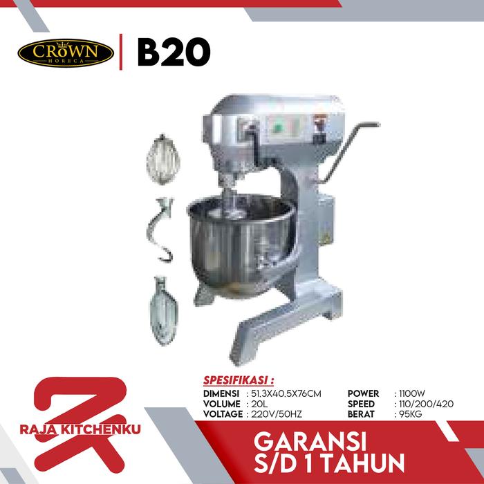Jual CROWN MIXER B20 / B-20 / B 20 - Jakarta Pusat - raja kitchenku ...