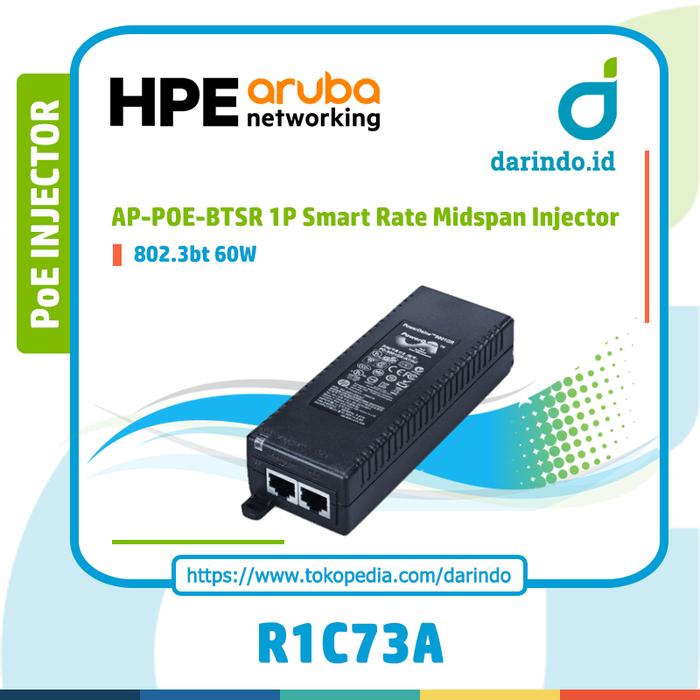 Jual AP-POE-BTSR 1-Port Smart Rate 802.3bt 60W Midspan Injector [R1C73A ...