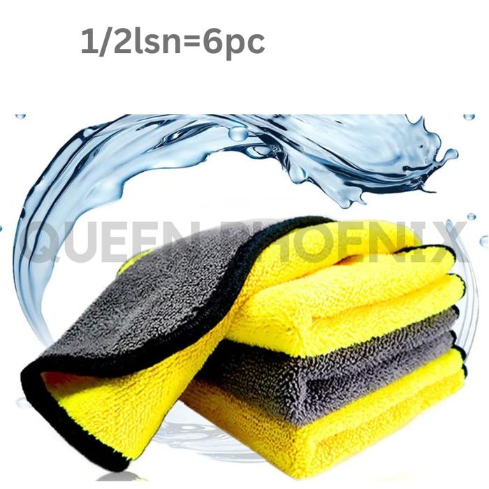 Jual 1Lusin Kain Lap Microfiber Mobil Motor Meja Kaca Handuk Cuci ...