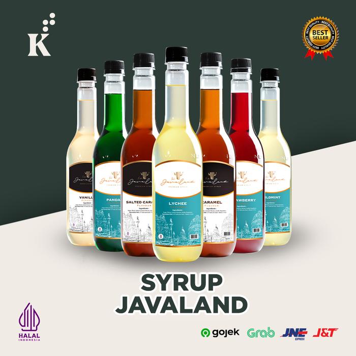 Jual Syrup Premium Javaland Sirup Aneka rasa Strawberry / Stroberi 650 ...