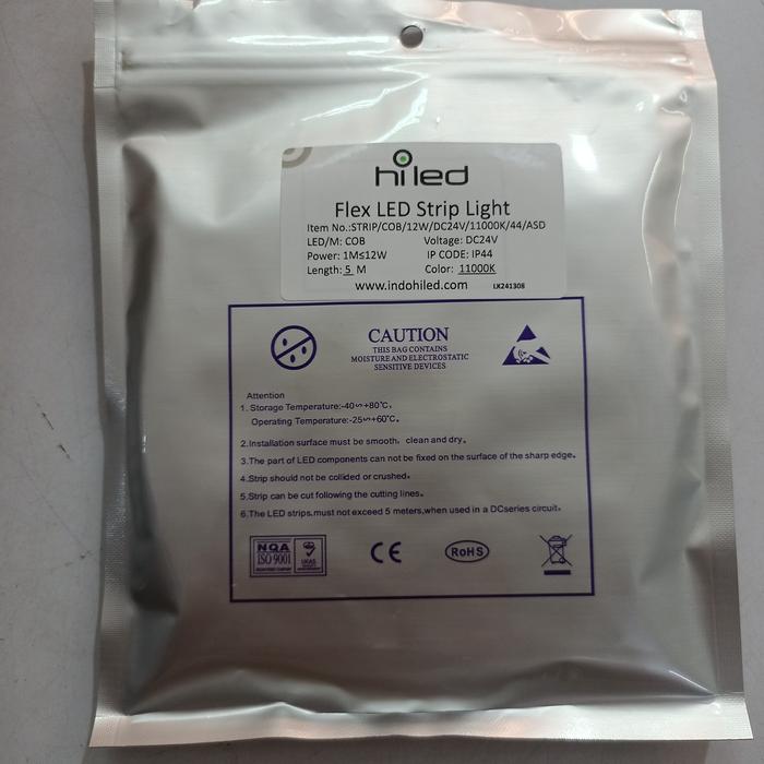 Jual led strip cob 24v hiled 12w - 11000k - Jakarta Barat - CENTRAL ...