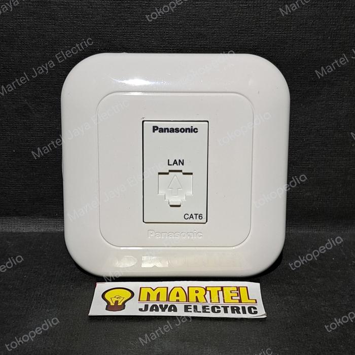Jual Saklar data WEJ24886 CAT6 panasonic + frame - Kab. Sleman - Martel ...