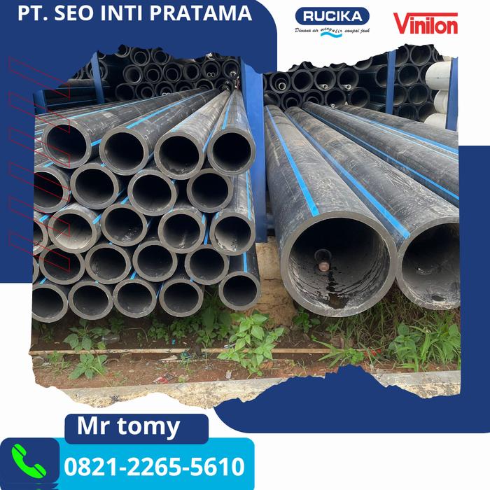 Jual pipa HDPE ukuran 10 Inch PN10- pipa HDPE Rucika - Jakarta Timur ...
