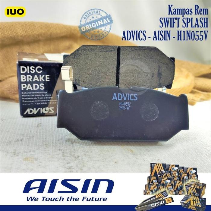Promo Brake Pad AISIN Swift Splash Kampas Rem ADVICS H1N055T - ORIGINAL - Jakarta Utara ...