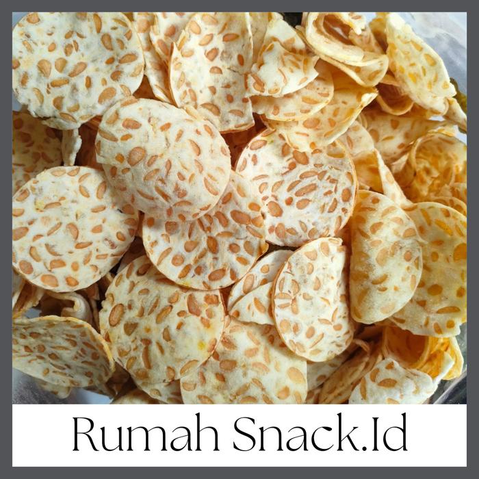 Jual Cemilan kripik tempe sagu crispy 250gr - Kab. Bogor - Rumah Snack.id | Tokopedia
