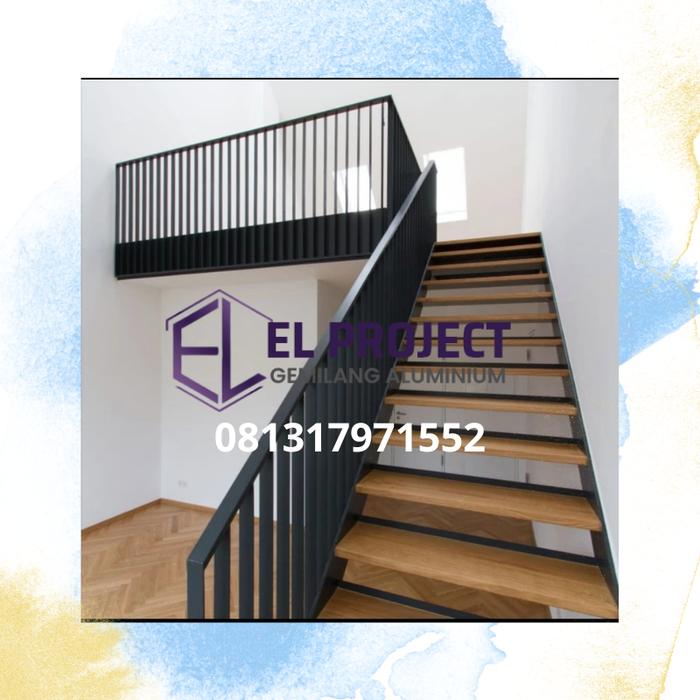 Jual Railing Tangga Minimalis - Jakarta Barat - El Project Gemilang ...