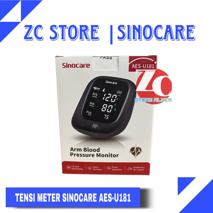 Jual Sinocare AES-U181 Alat Cek Tekanan Darah Otomatis - Jakarta Timur - ZC Store Alkes | Tokopedia
