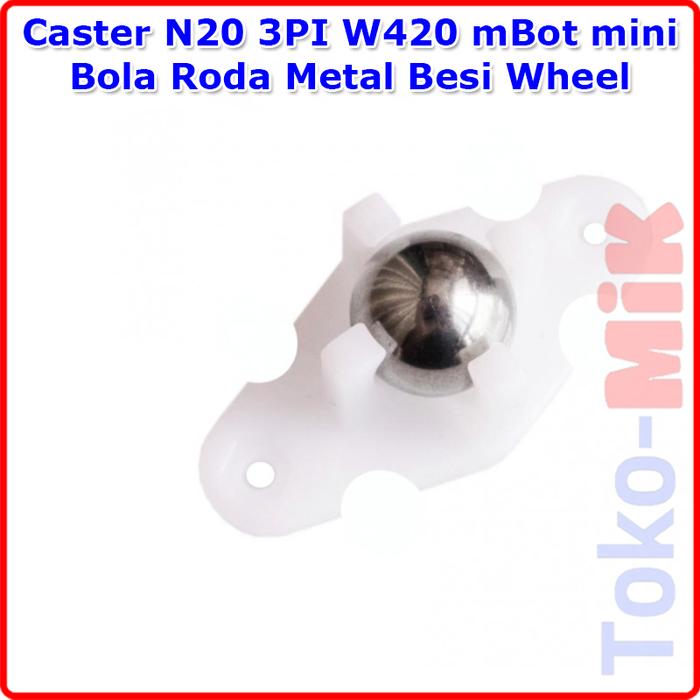 Jual Caster 3PI W420 mBot mini Bola Roda Metal Besi Wheel Smart Car ...