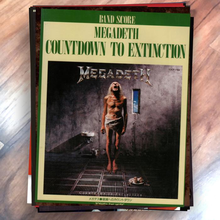 Jual Buku Tab Gitar Megadeth - Countdown To Extinction Album Bandscore ...
