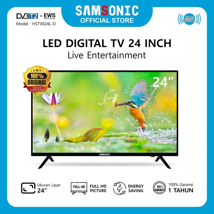 Jual TV LED SAMSONIC 24 Inch Digital LED TV - HDMI TV DIGITAL SAMSONIC ...