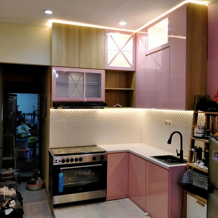 Jual kitchen set , meja bar mini bar , lemari dapur , rak dapur ...