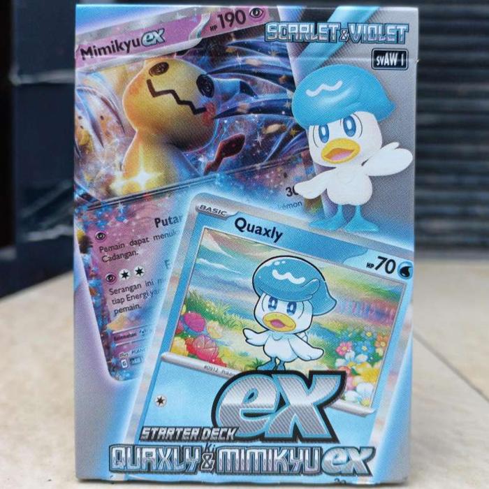 Jual Kartu Pokemon TCG Starter Deck SVAW Quaxly & Mimikyu Ex - Jakarta ...