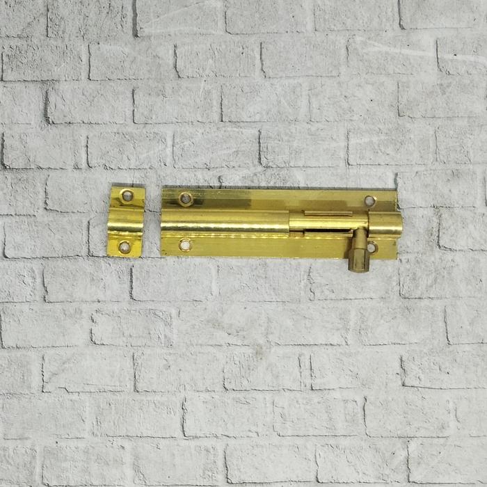 Jual Selot grendel gerendel kuningan 3 inch untuk jendela lemari pintu ...