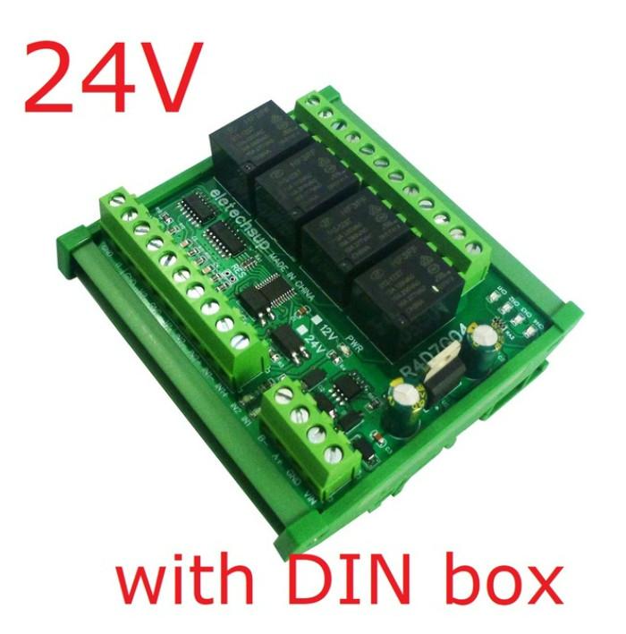 Jual Modbus RTU Multifunction Relay Module 4DO 2DI 3AI RS485 - 24V ...
