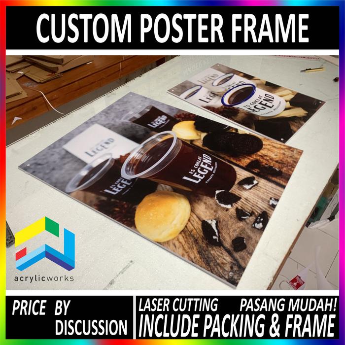 Jual Custom Poster Frame Bingkai Minimalis PVC & Stiker Bebas Murah Cepat - Jakarta Barat ...