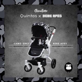 Promo COCOLATTE STROLLER QUINTAS X-30 BEBE APES - Camo Grey Cicil 0% 3x ...
