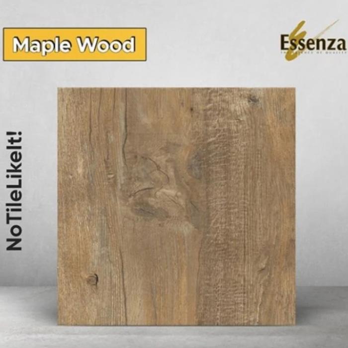 Jual granit 60x60 lantai/teras motif kayu essenza maple wood surface matt - Kab. Bogor ...