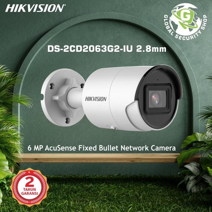 Jual IP Camera DS-2CD2063G2-IU 2.8mm 6MP Built in Mic - Kota Medan - Global Security Shop ...