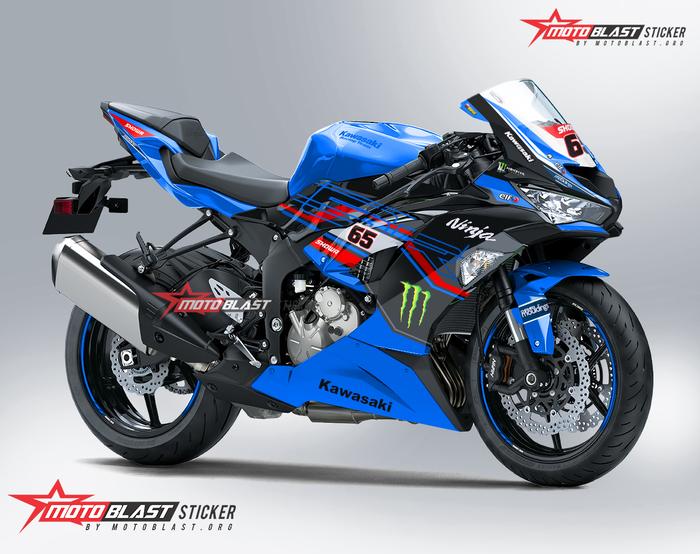 Jual Decal Stiker ZX6R Livery WorldSBK Racing Team Full Body Motoblast ...
